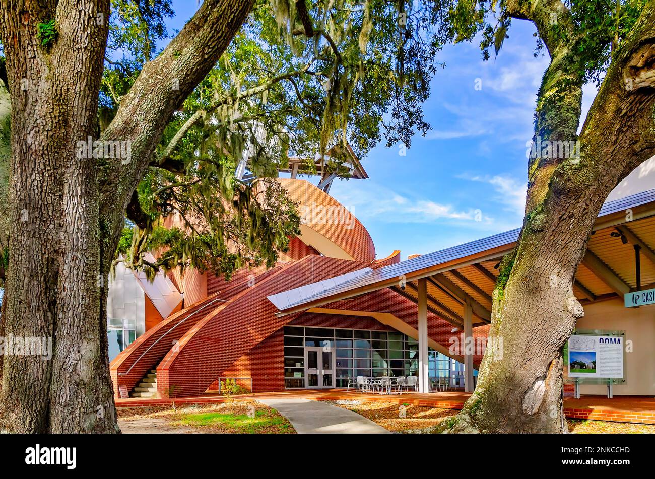The Ohr-O’Keefe Museum of Art, designed by architect Frank Gehry, is ...