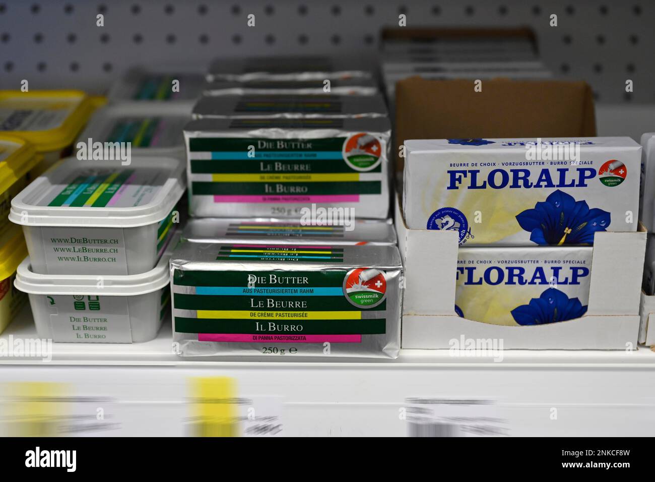 Butter shelf hi-res stock photography and images - Alamy