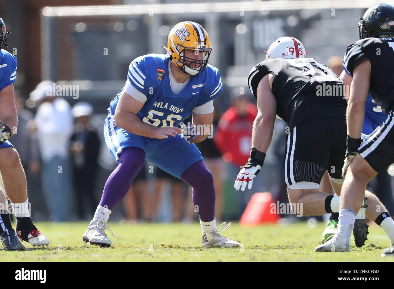 ORLANDO, FL - JANUARY 15: Team Kai offensive guard Kohl Levao (66 ...