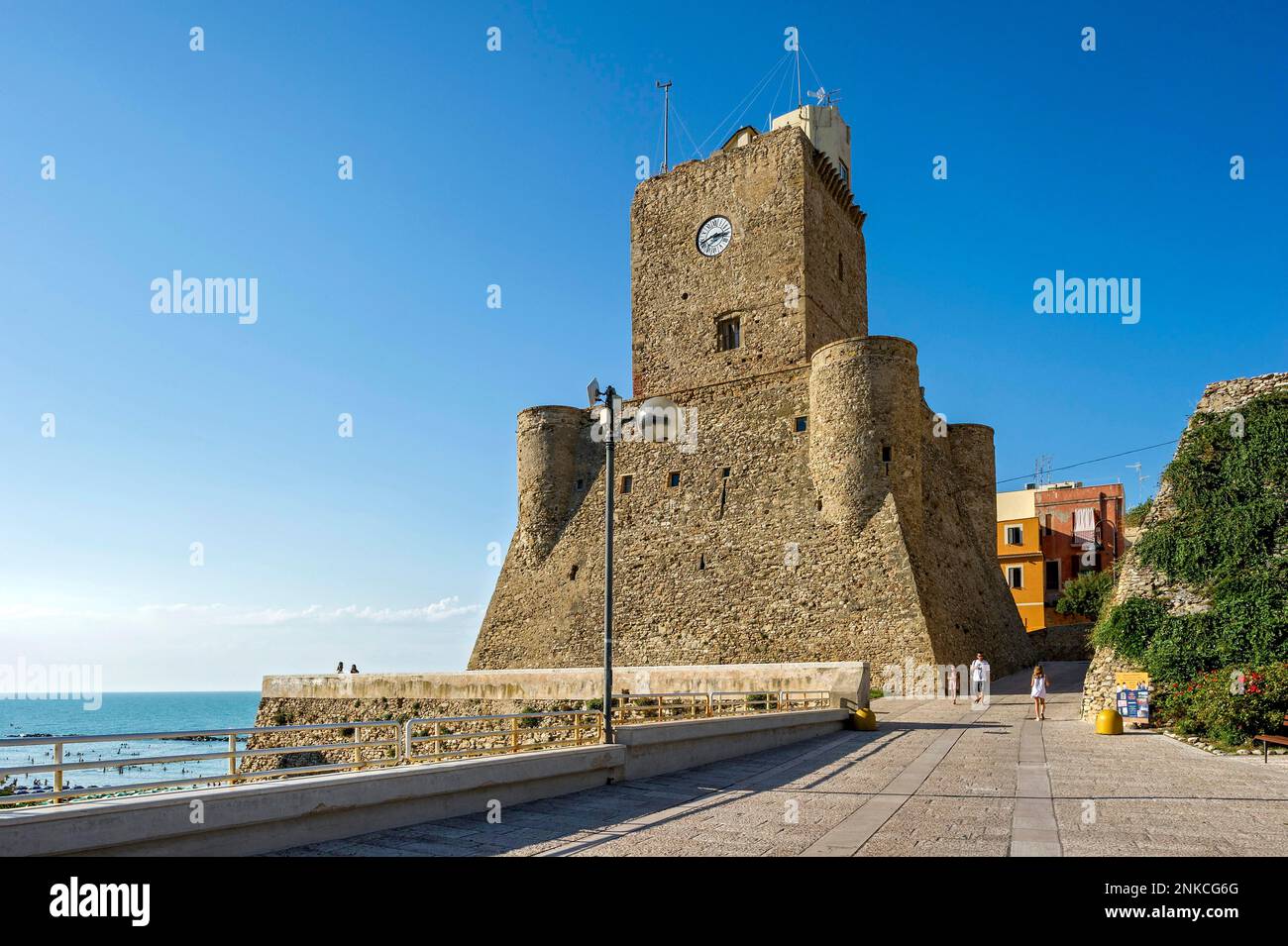 Medieval Staufer Castle, Castello Svevo, Old Town, Termoli, Adriatic ...