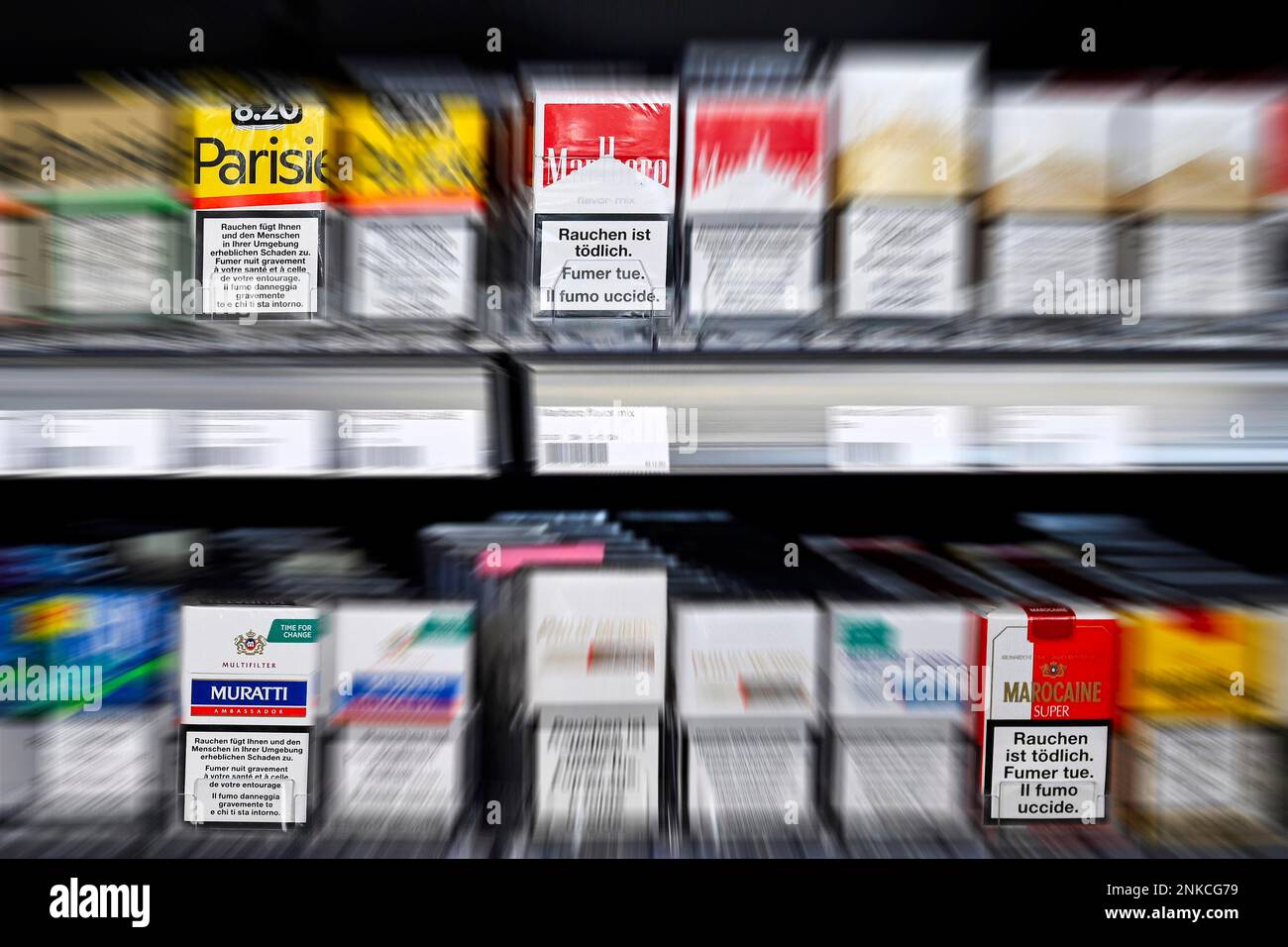 Cigarettes sales cigarette tobacco shop hi-res stock photography and ...