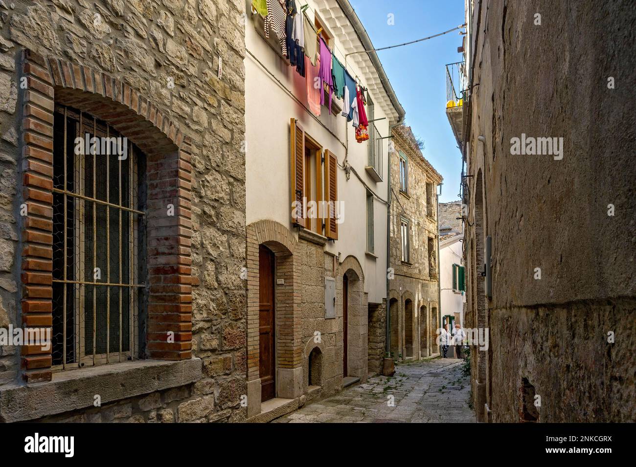 Renovated house in narrow alley of the old town, Trivento, Molise ...