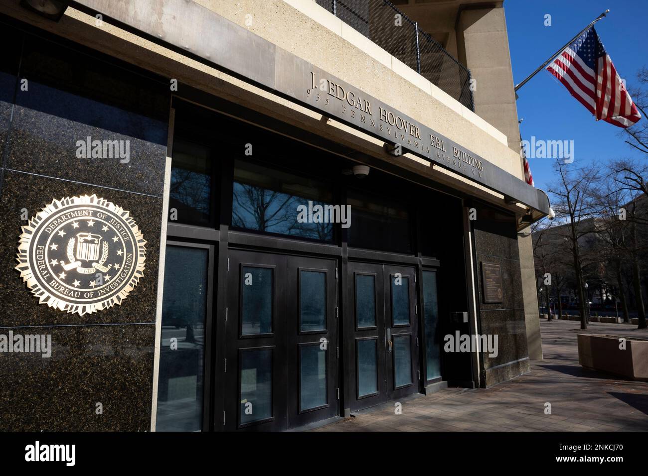 The J. Edgar Hoover Federal Bureau of Investigation Building is seen in Washington, D.C. Feb. 23 ...
