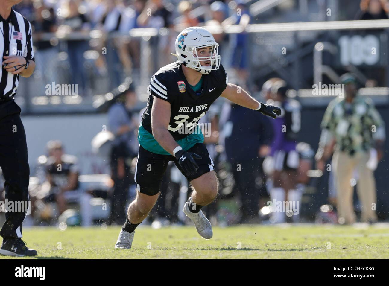 ORLANDO, FL - JANUARY 15: Coastal Carolina linebacker Teddy Gallagher ...