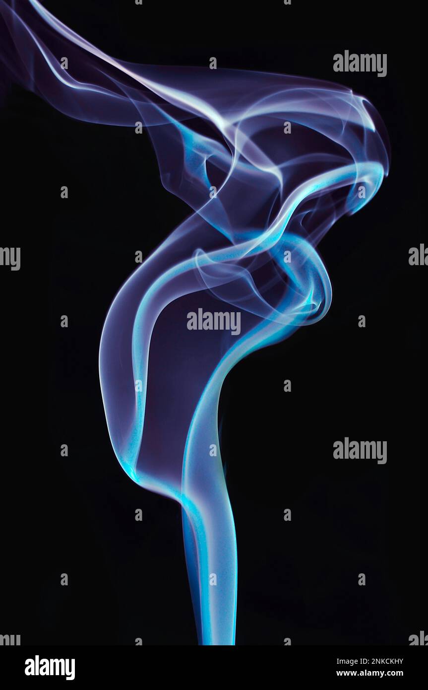 Incense stick smoke rising hi-res stock photography and images - Alamy