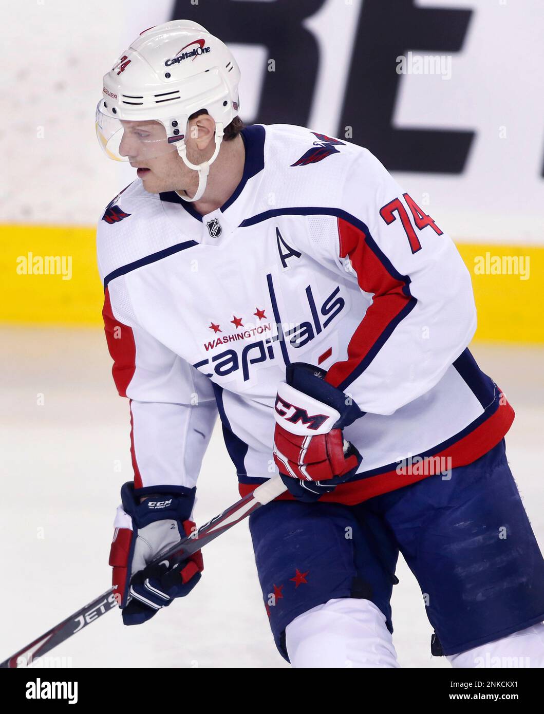 NHL profile photo on Washington Capitals player John Carlson at a game ...