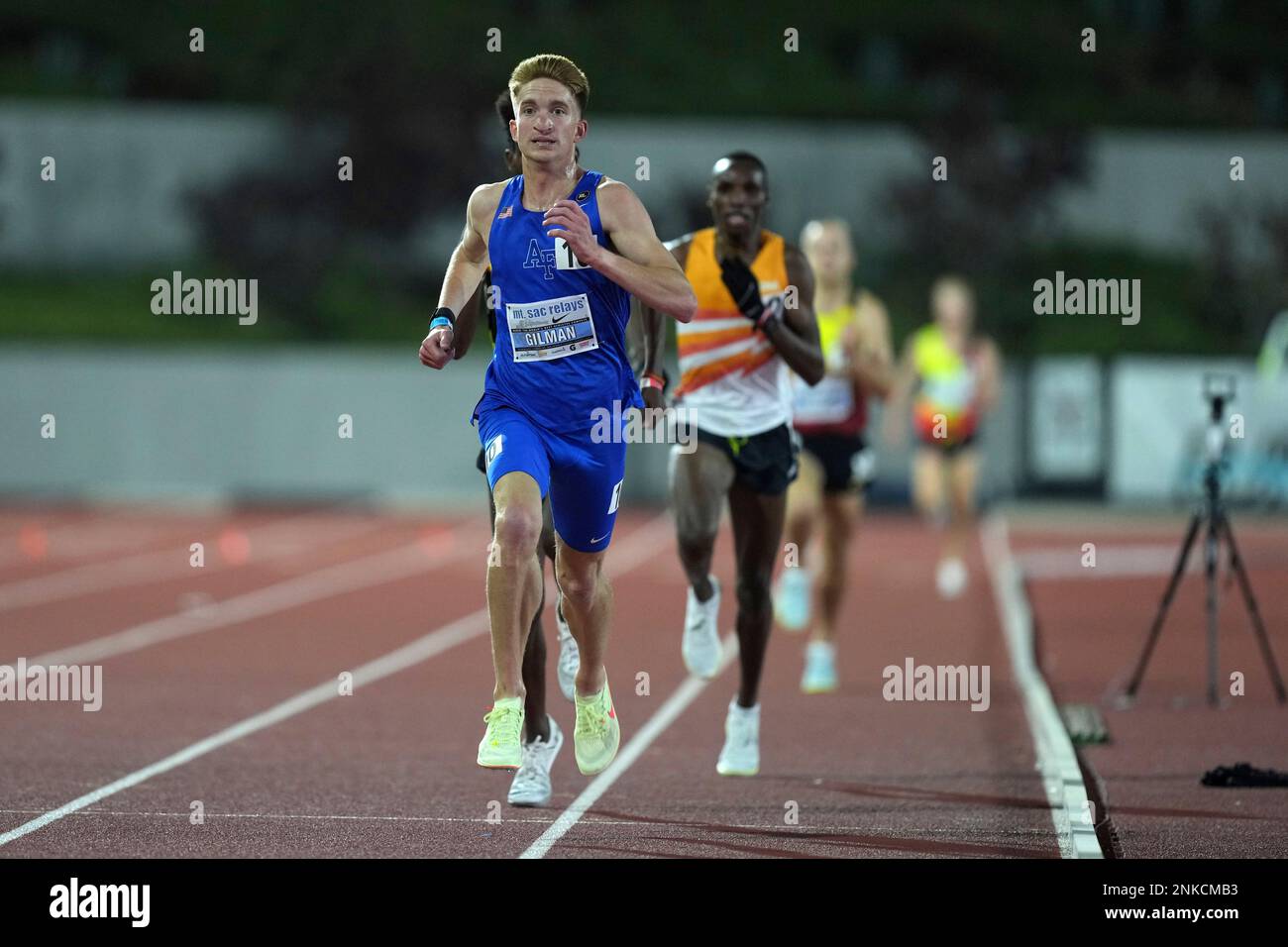 Sam Gillman of Air Force wins the invitational 5,000m in 13:33.26 ...