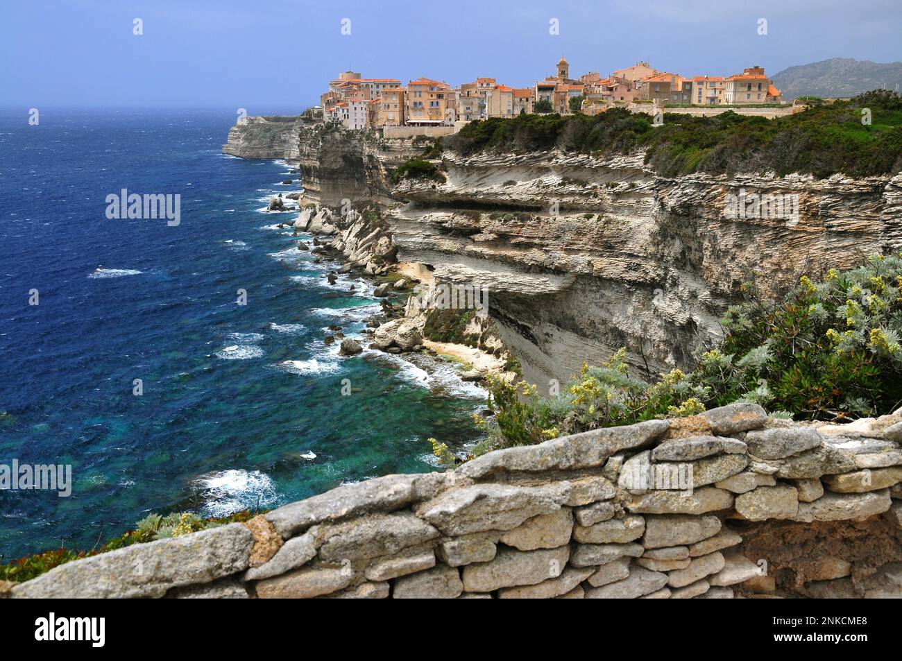Old town of Bonifacio, South Corsica, France Stock Photo - Alamy