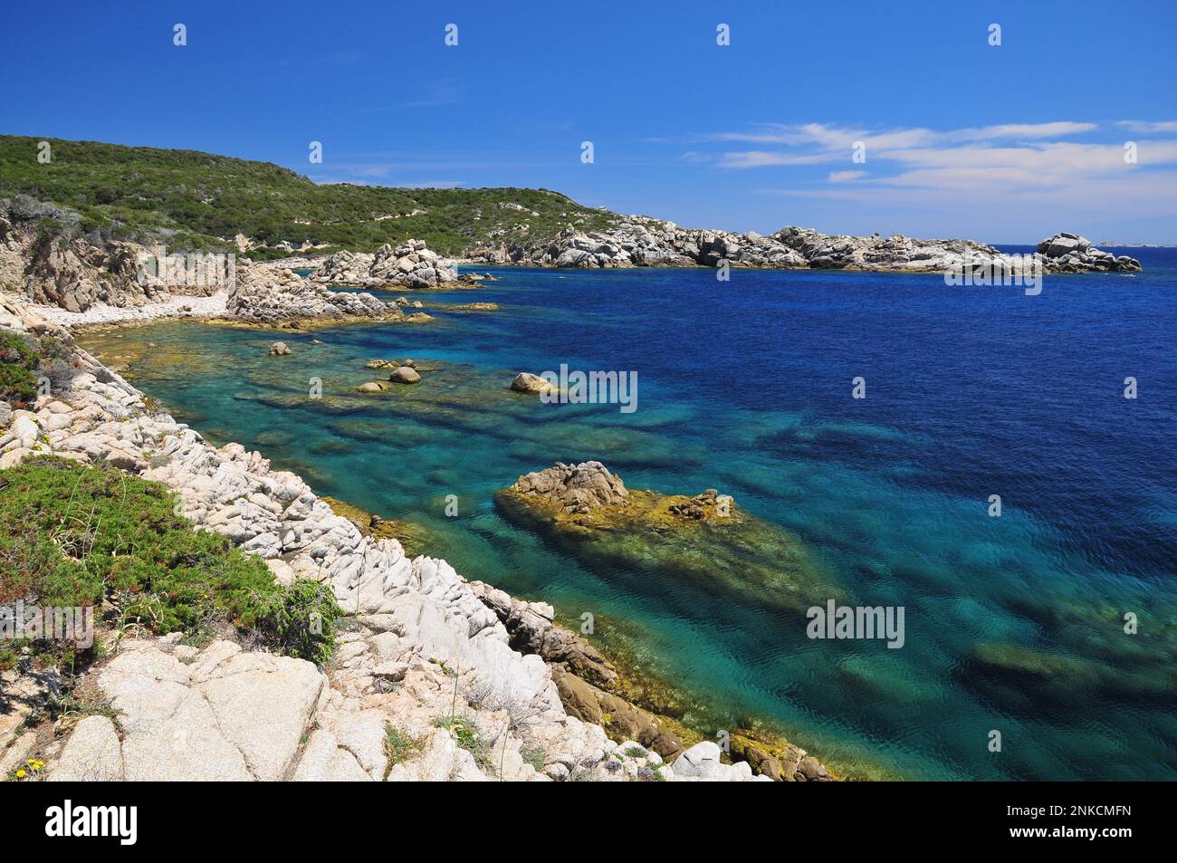 Bouche de Bonifacio nature park Park in the South of Corsica, France ...