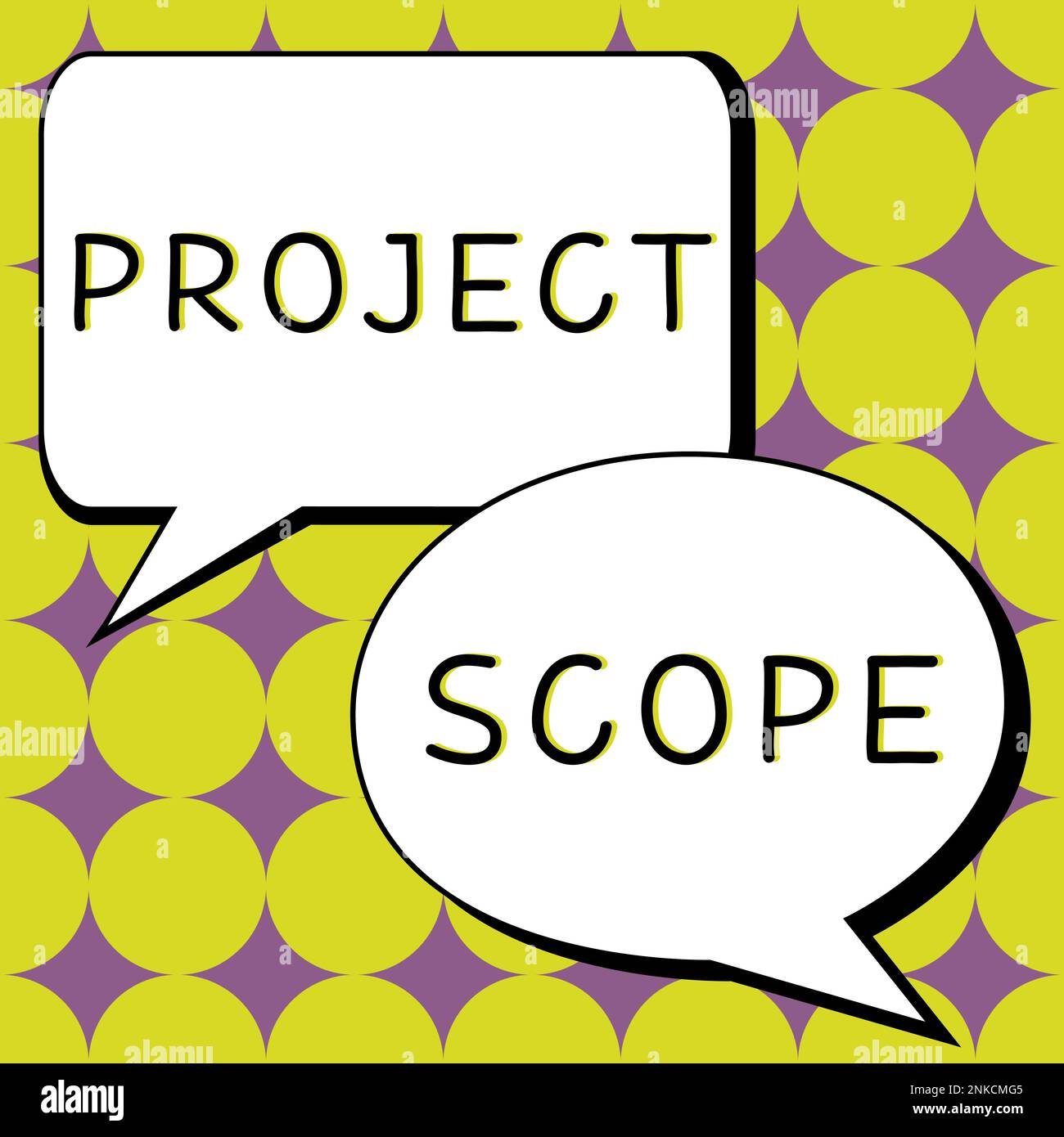 Inspiration showing sign Project Scope. Business idea evaluation of ...