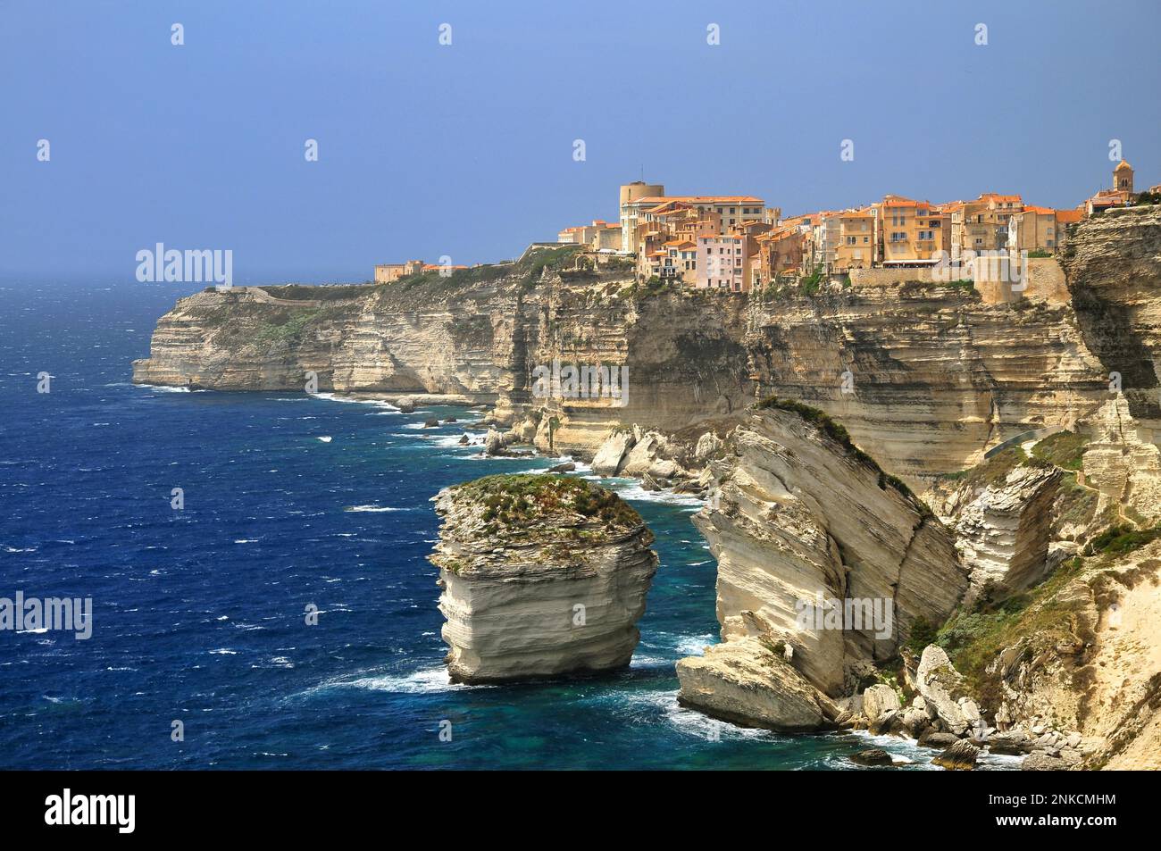 Old town of Bonifacio, South Corsica, France Stock Photo - Alamy