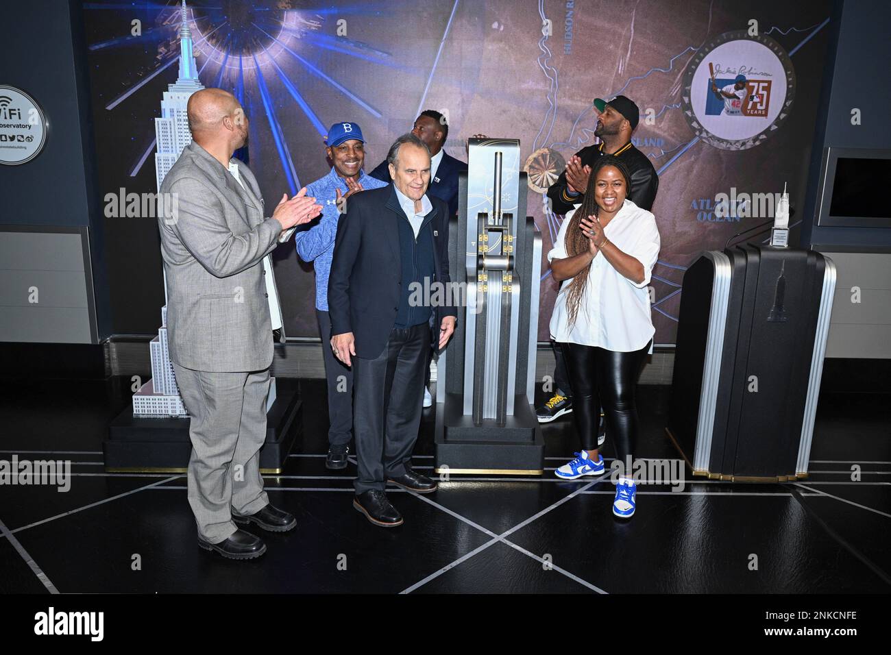 Photo by: NDZ/STAR MAX/IPx 2022 4/15/22 Butch Huskey, Willie Randolph ...
