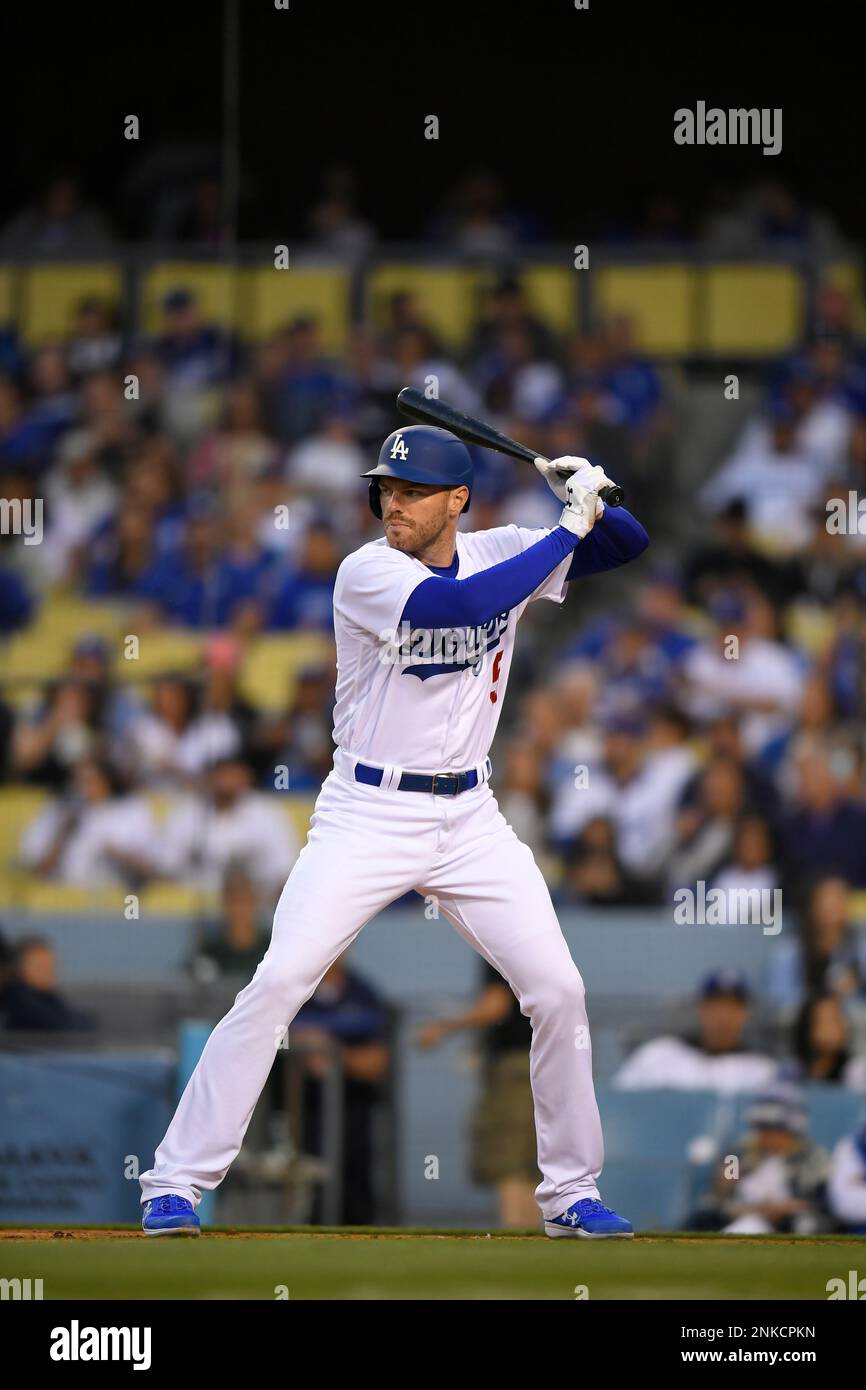 LOS ANGELES, CA - APRIL 14: Los Angeles Dodgers first baseman Freddie ...