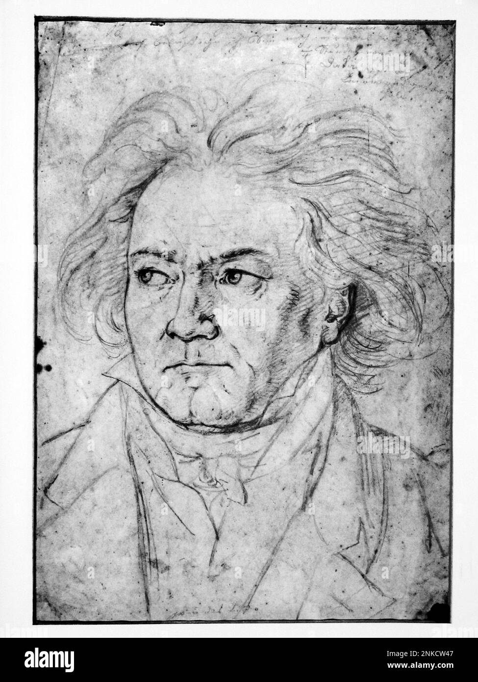 Ludwig van beethoven portrait Black and White Stock Photos & Images - Alamy