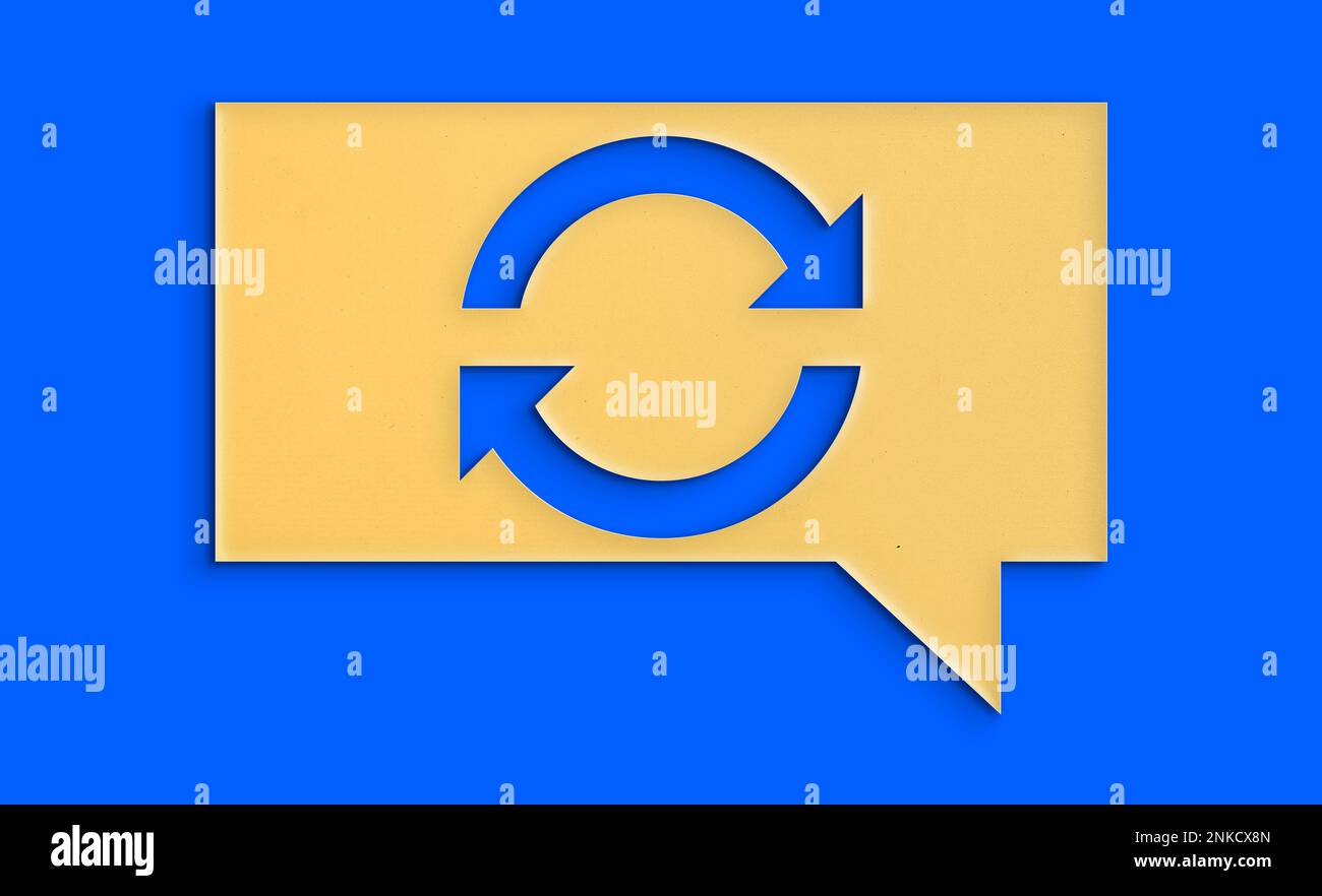 Update change arrow hi-res stock photography and images - Alamy