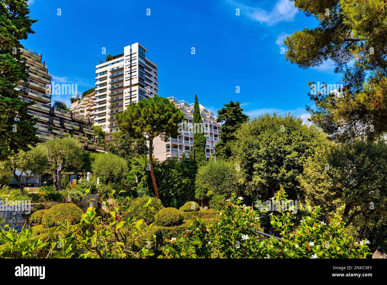 Monaco, France - August 2, 2022: Modern large scale residential ...