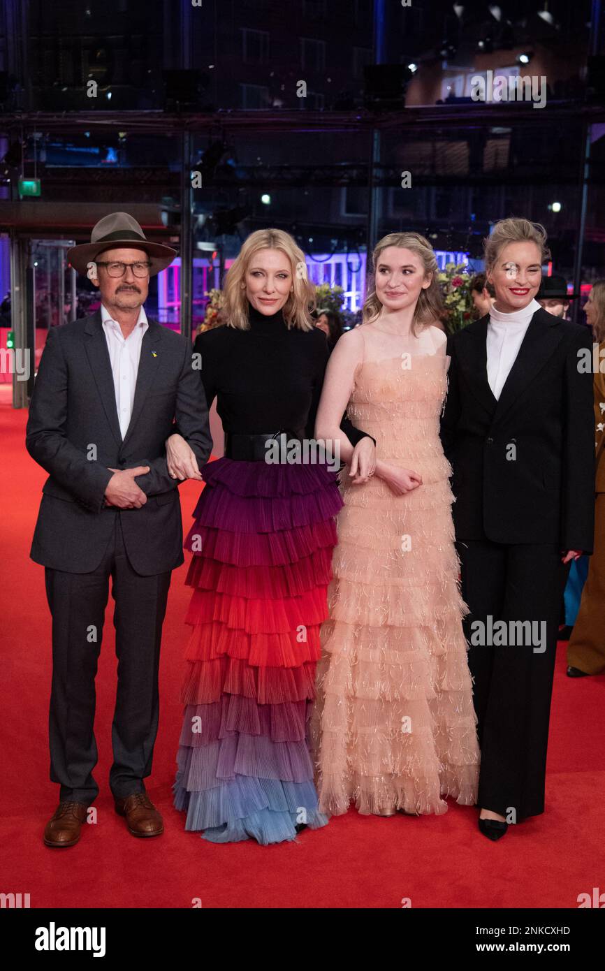 Berlin, Germany on February 23, 2023. Todd Field, Cate Blanchett, Sophie Knauer and Nina Hoss ...