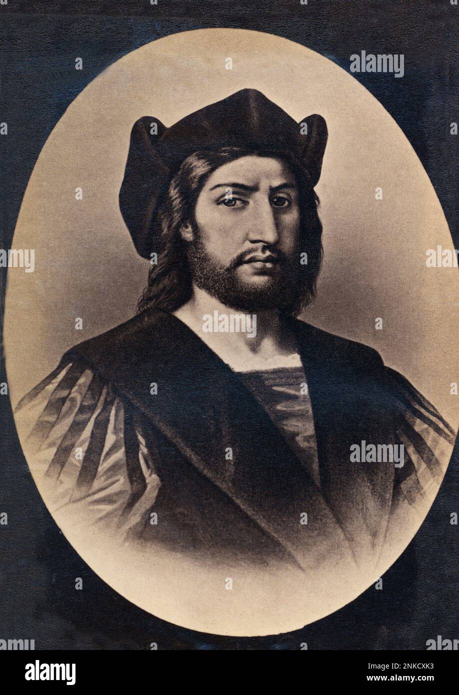 The italian celebrated explorer and navigator CRISTOFORO COLOMBO ...