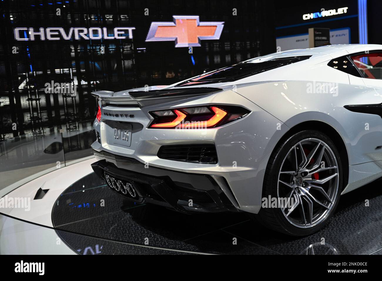 Photo by: NDZ/STAR MAX/IPx 2022 4/13/22 A 2023 Chevrolet Corvette Z06 during the 2022 New York ...