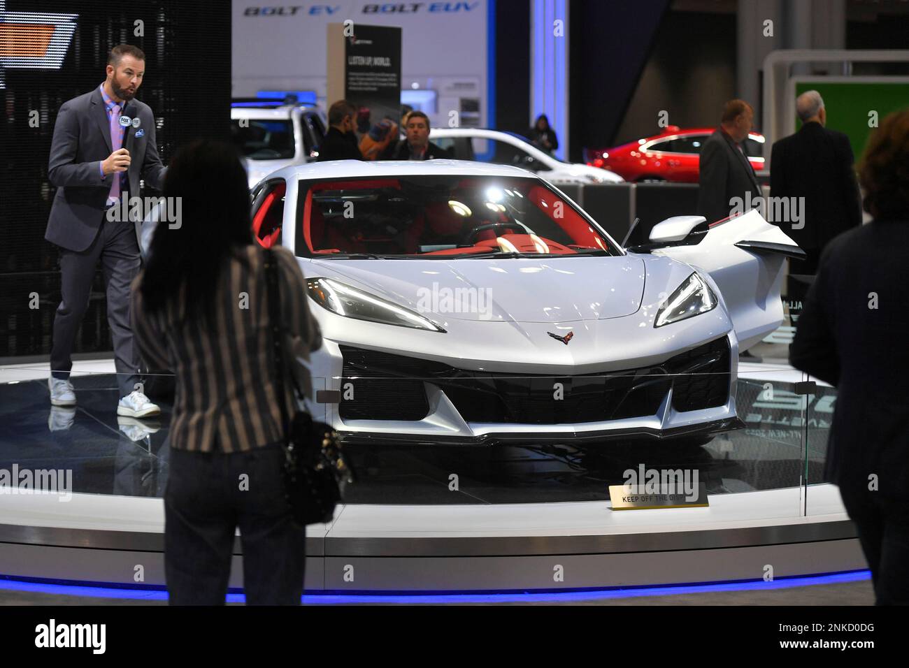 Photo by: NDZ/STAR MAX/IPx 2022 4/13/22 A 2023 Chevrolet Corvette Z06 during the 2022 New York ...