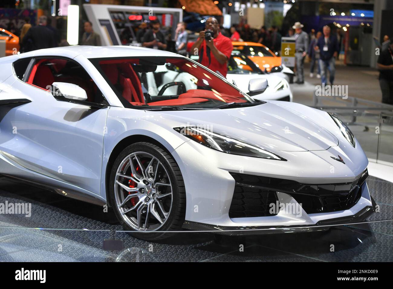 Photo by: NDZ/STAR MAX/IPx 2022 4/13/22 A 2023 Chevrolet Corvette Z06 during the 2022 New York ...