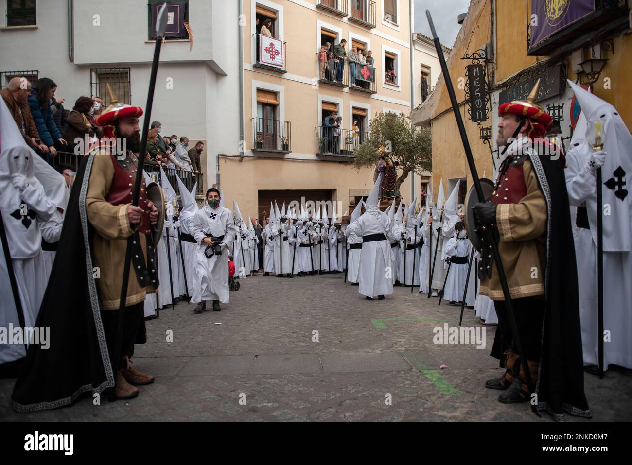 Procession of Silence on Holy Wednesday, April 13, 2022, in Cuenca ...
