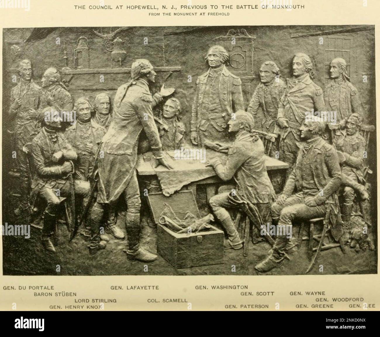 Battle of Monmouth Stock Photo - Alamy