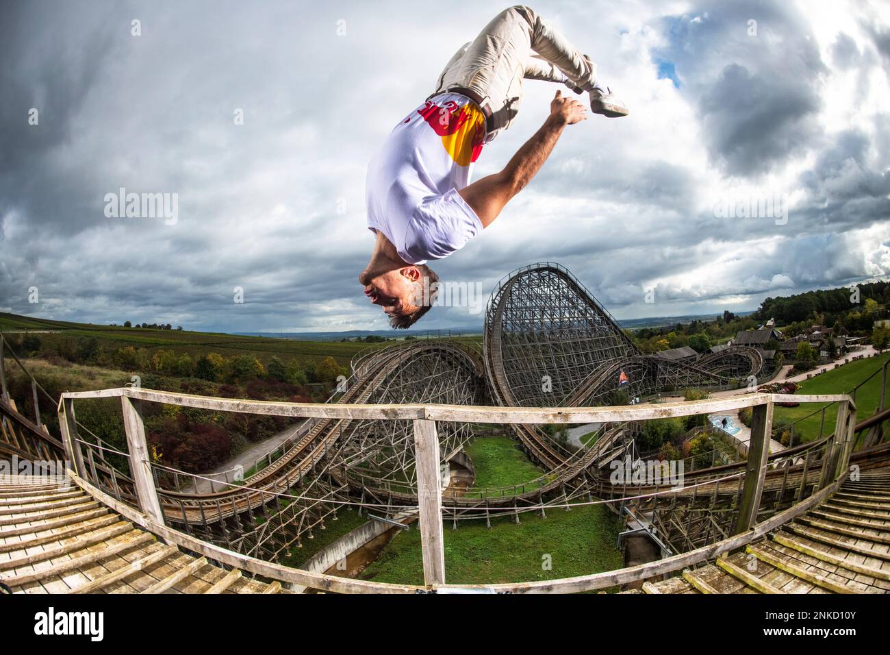 German freerunning legend Jason Paul, together with fellow freerunning ...