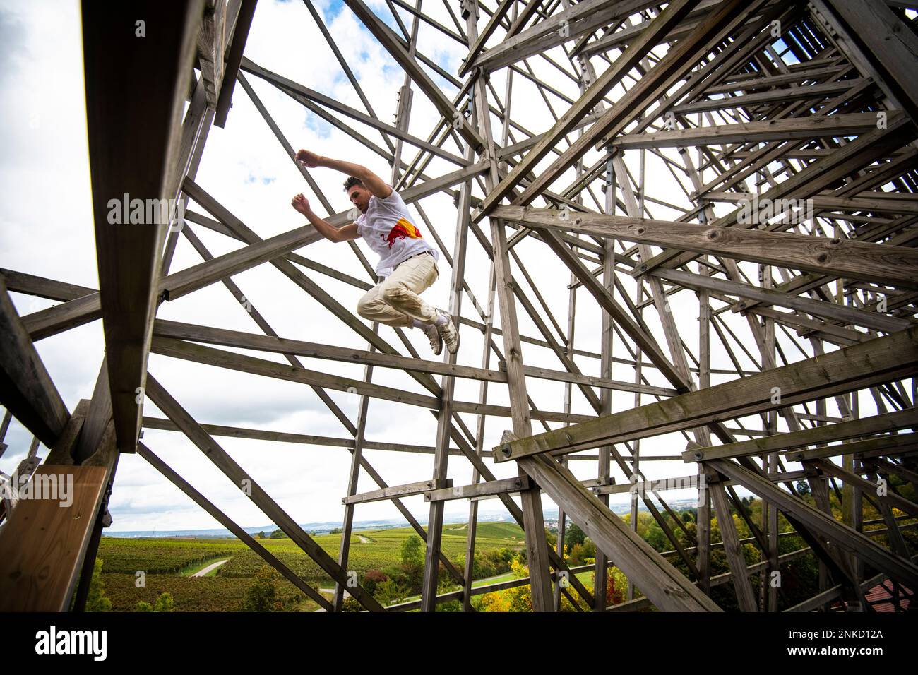 German freerunning legend Jason Paul, together with fellow freerunning ...