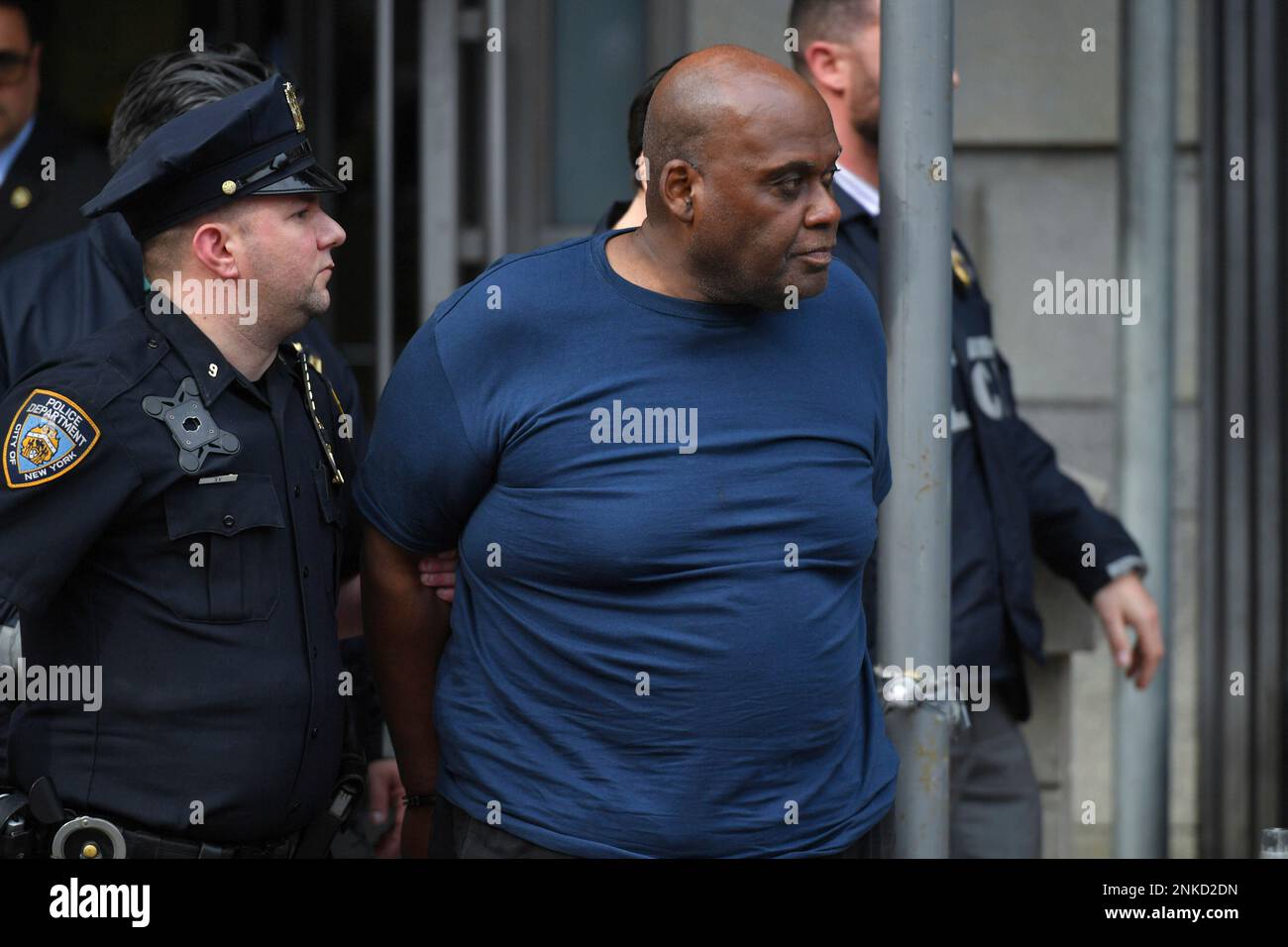 Photo by: NDZ/STAR MAX/IPx 2022 4/13/22 Suspect Frank James at the ...