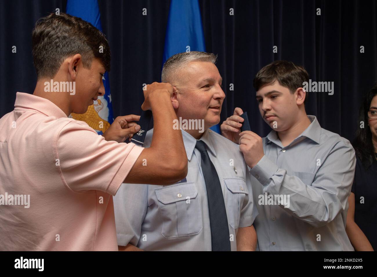 Col. Eric Stringer, 152nd Medical Group commander, is all smiles as his ...