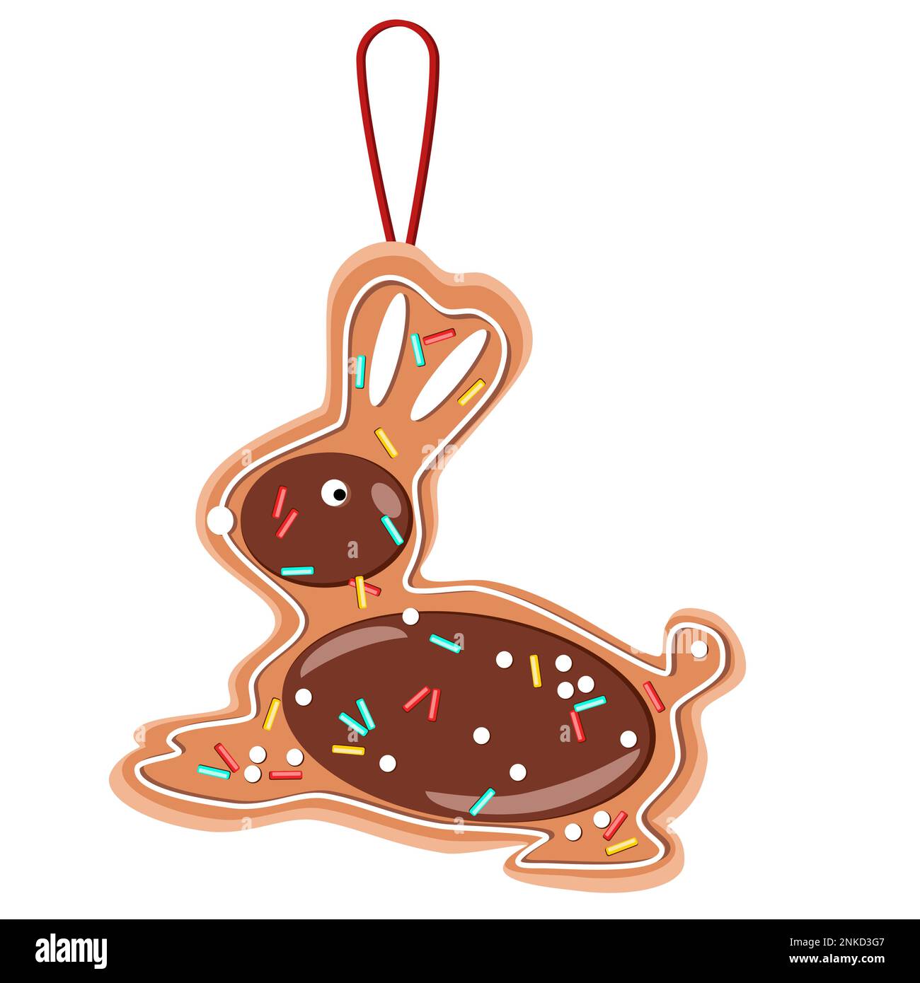 Bunny biscuit Stock Vector Images - Alamy