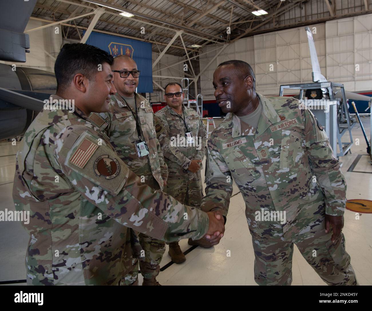 U.S. Air Force Chief Master Sergeant Maurice L. Williams, command chief ...