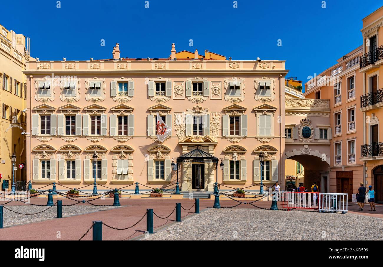 Monaco, France - August 2, 2022: Historic Renaissance and Baroque ...