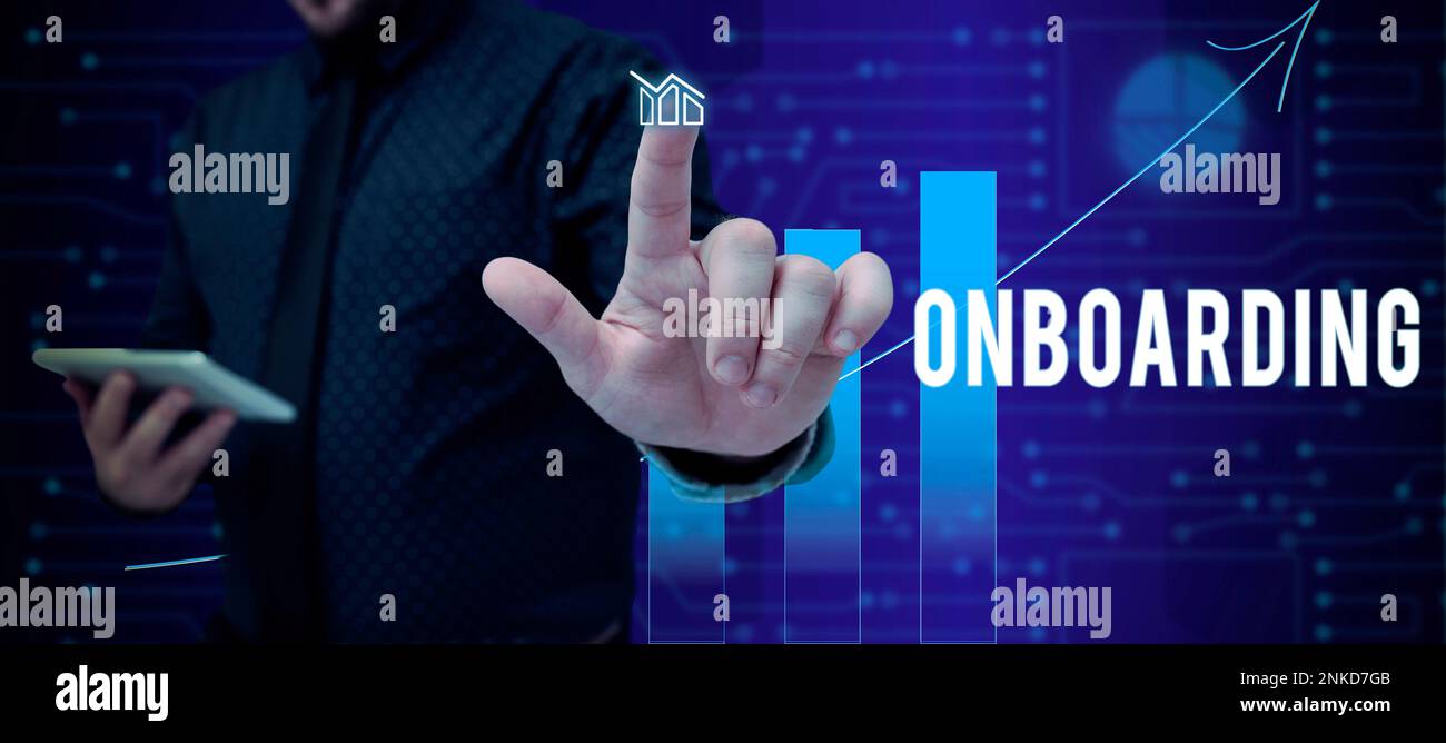 Conceptual display Onboarding. Concept meaning Action Process of ...