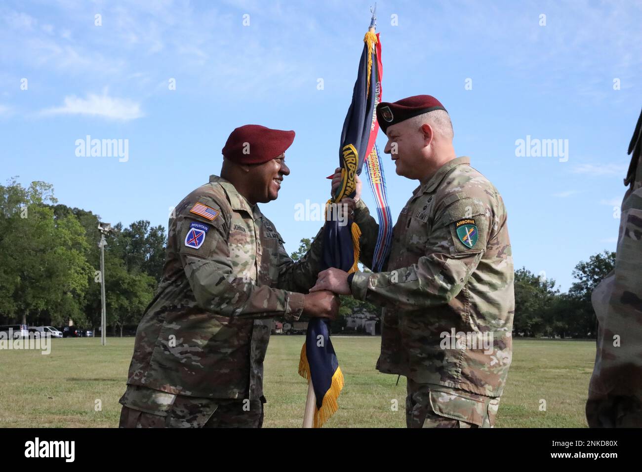 Maj. Gen. Isaac Johnson, Jr. passes the U.S. Army Civil Affairs and ...