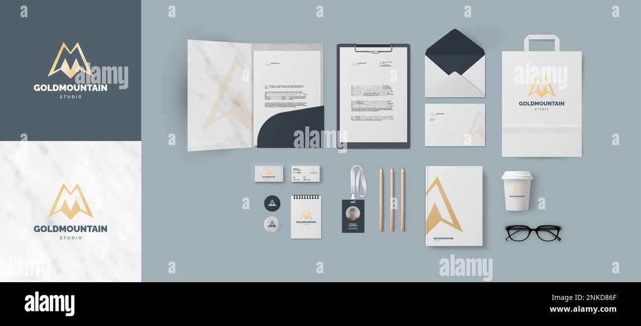Corporate identity premium branding design. Template for business or ...