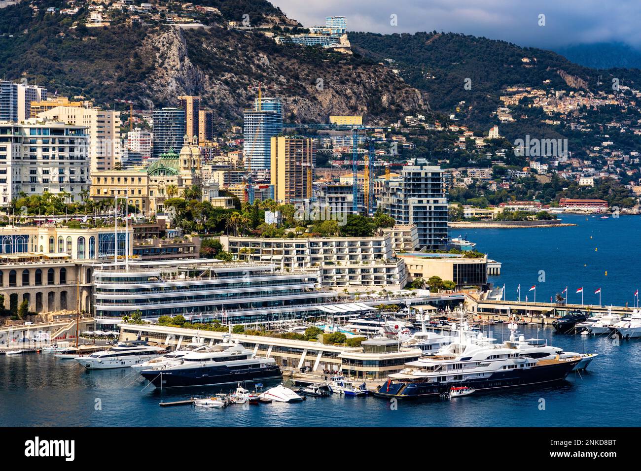 Monaco, France - August 2, 2022: Panoramic view of Monaco metropolitan ...