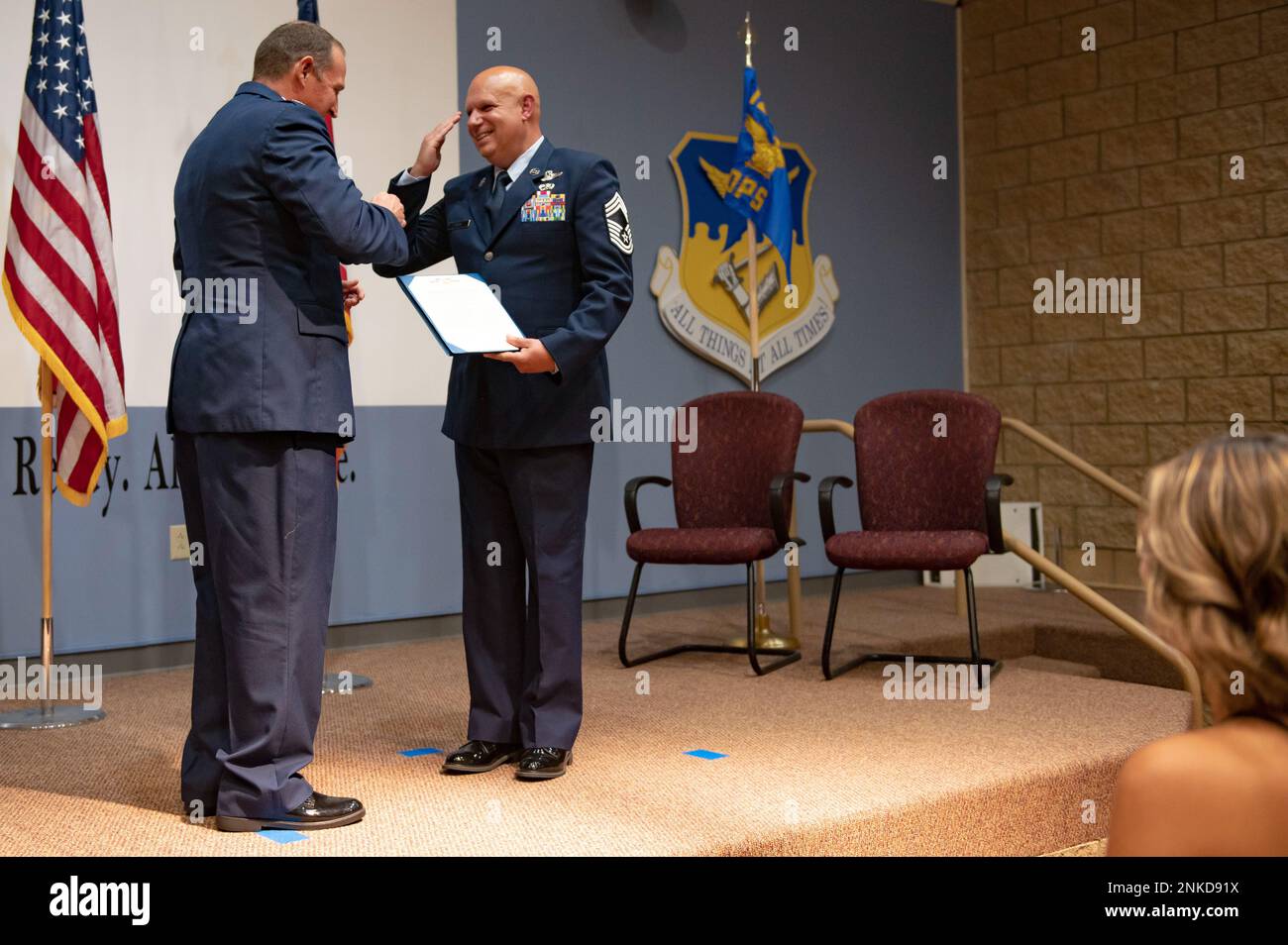 The 121st Air Refueling Wing Operations Group holds an Assumption of ...