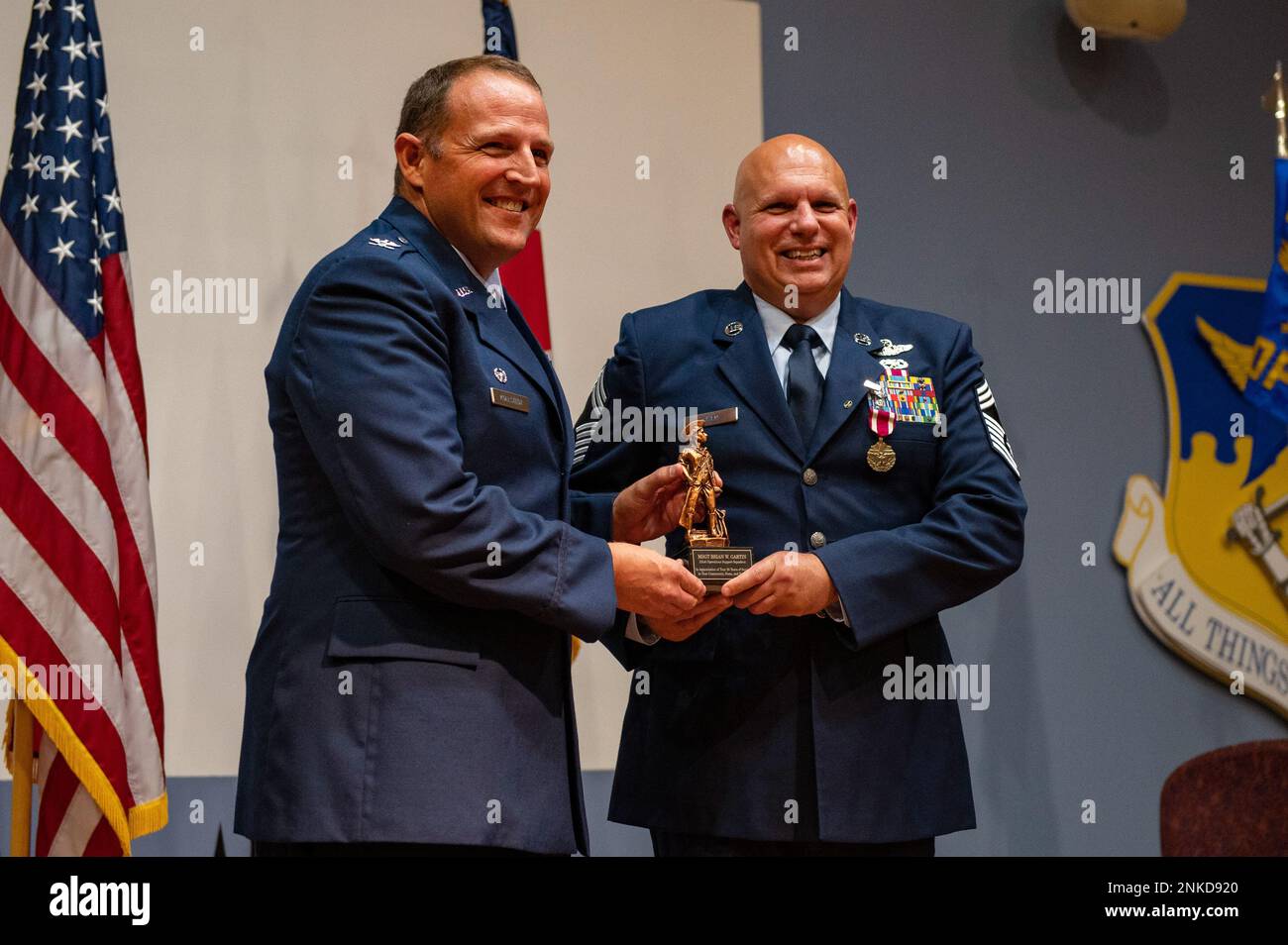 The 121st Air Refueling Wing Operations Group holds an Assumption of ...