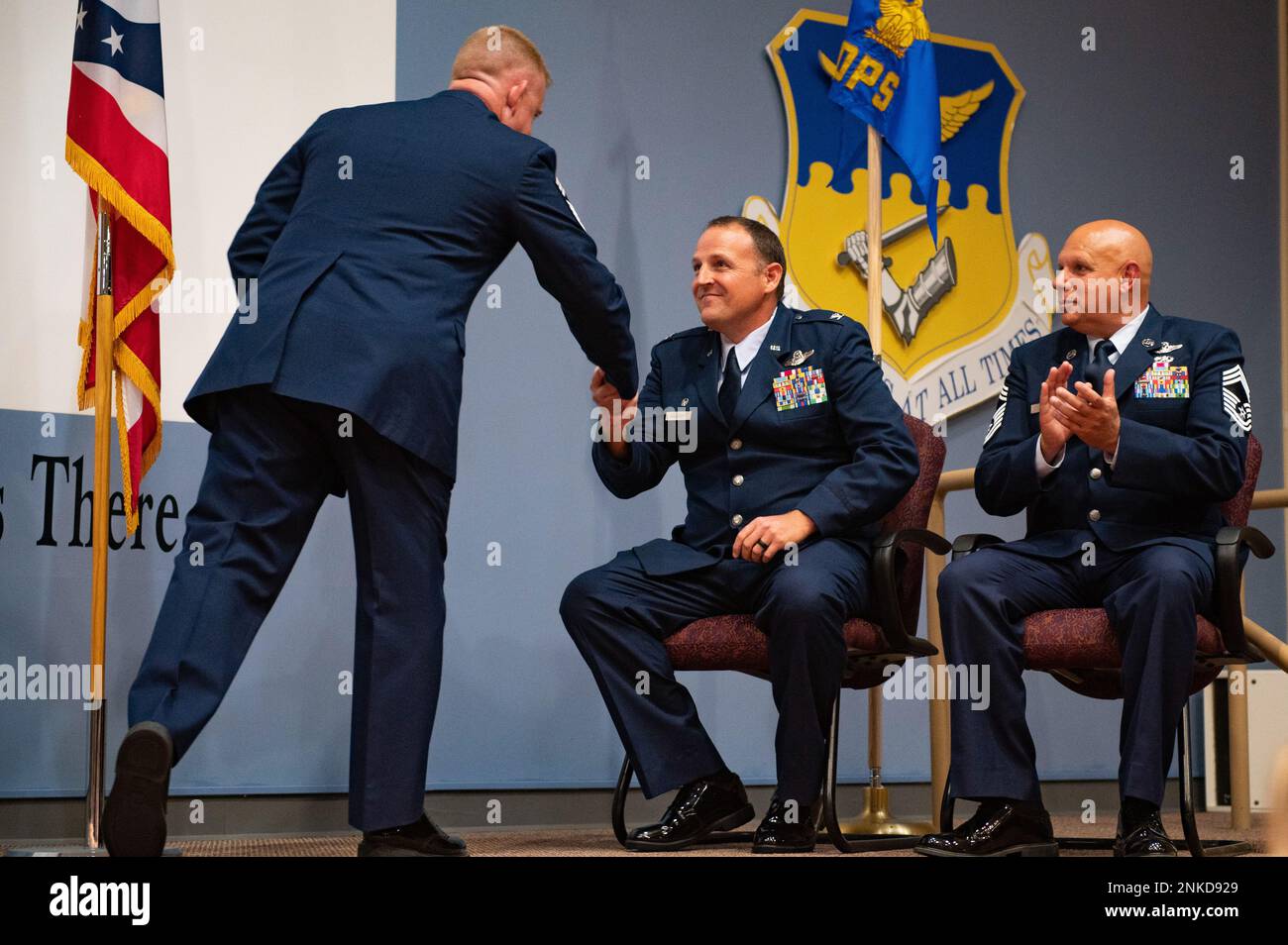 The 121st Air Refueling Wing Operations Group holds an Assumption of ...