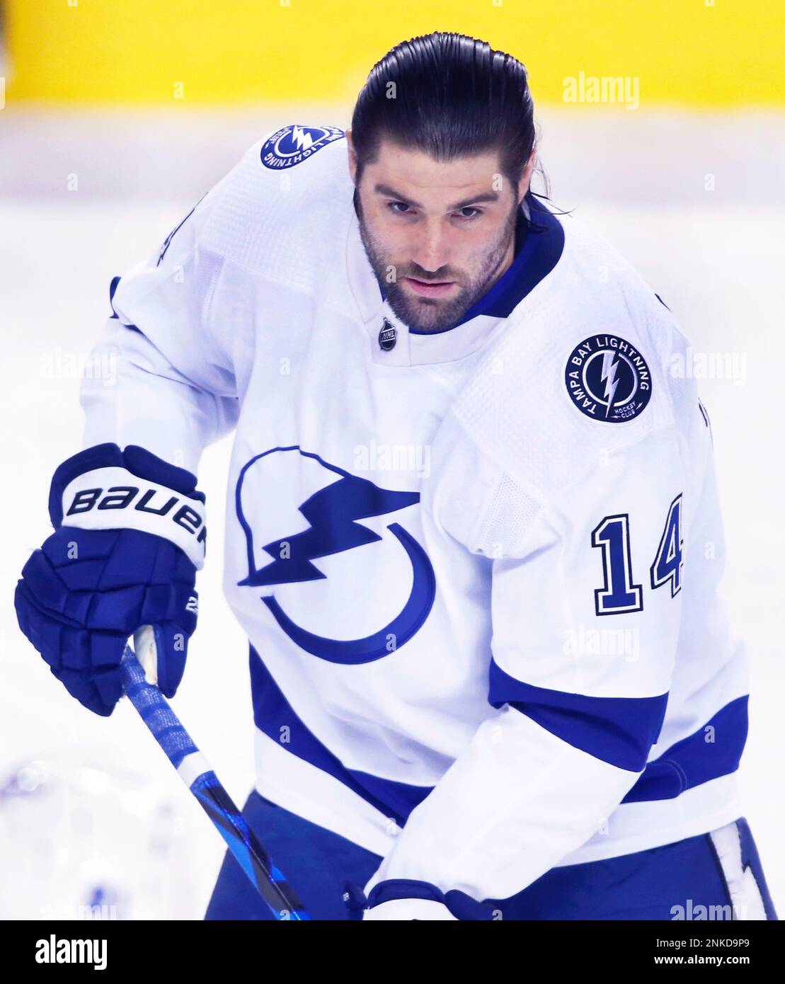 NHL profile photo on Tampa Bay Lightning player Pat Maroon at a game ...
