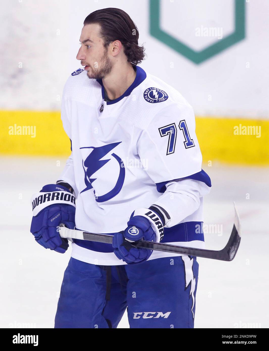 NHL profile photo on Tampa Bay Lightning player Anthony Cirelli at a ...