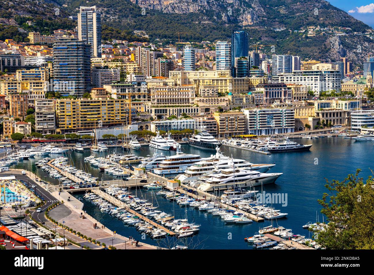 Monaco, France - August 2, 2022: Panoramic view of Monaco metropolitan ...