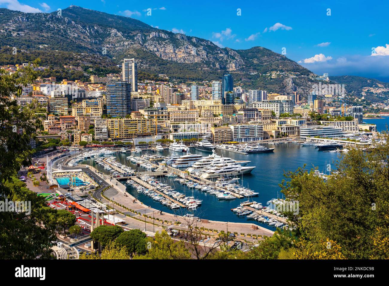 Monaco, France - August 2, 2022: Panoramic view of Monaco metropolitan ...