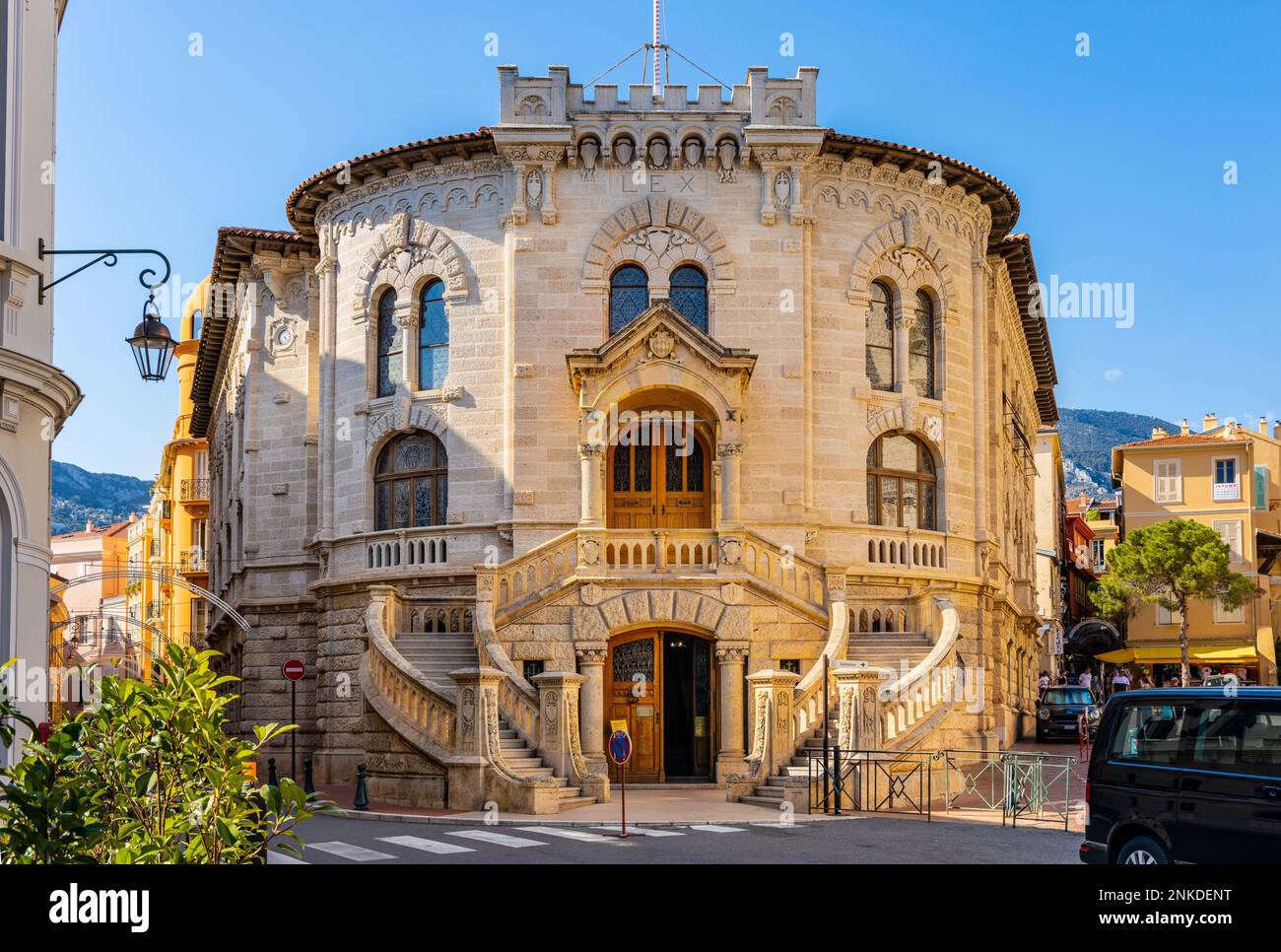 Monaco, France - August 2, 2022: Palace of Justice, Palais de Justice ...