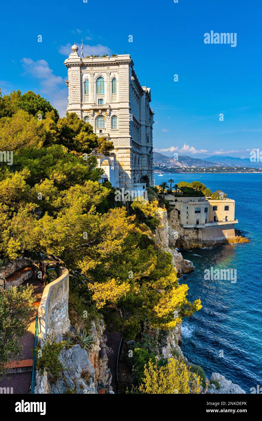 Monaco, France - August 2, 2022: Oceanographic Museum and institute of ...