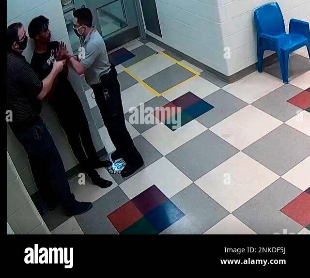 This still image from a security camera provided by Sedgwick County ...