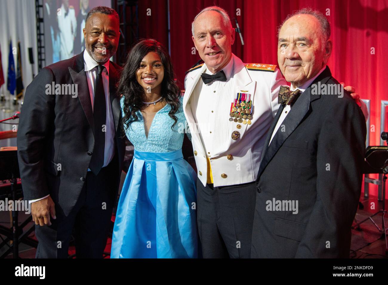 From left: Steve Davis, founder, Tuskegee Next; Raylen Chavers, 2022 ...