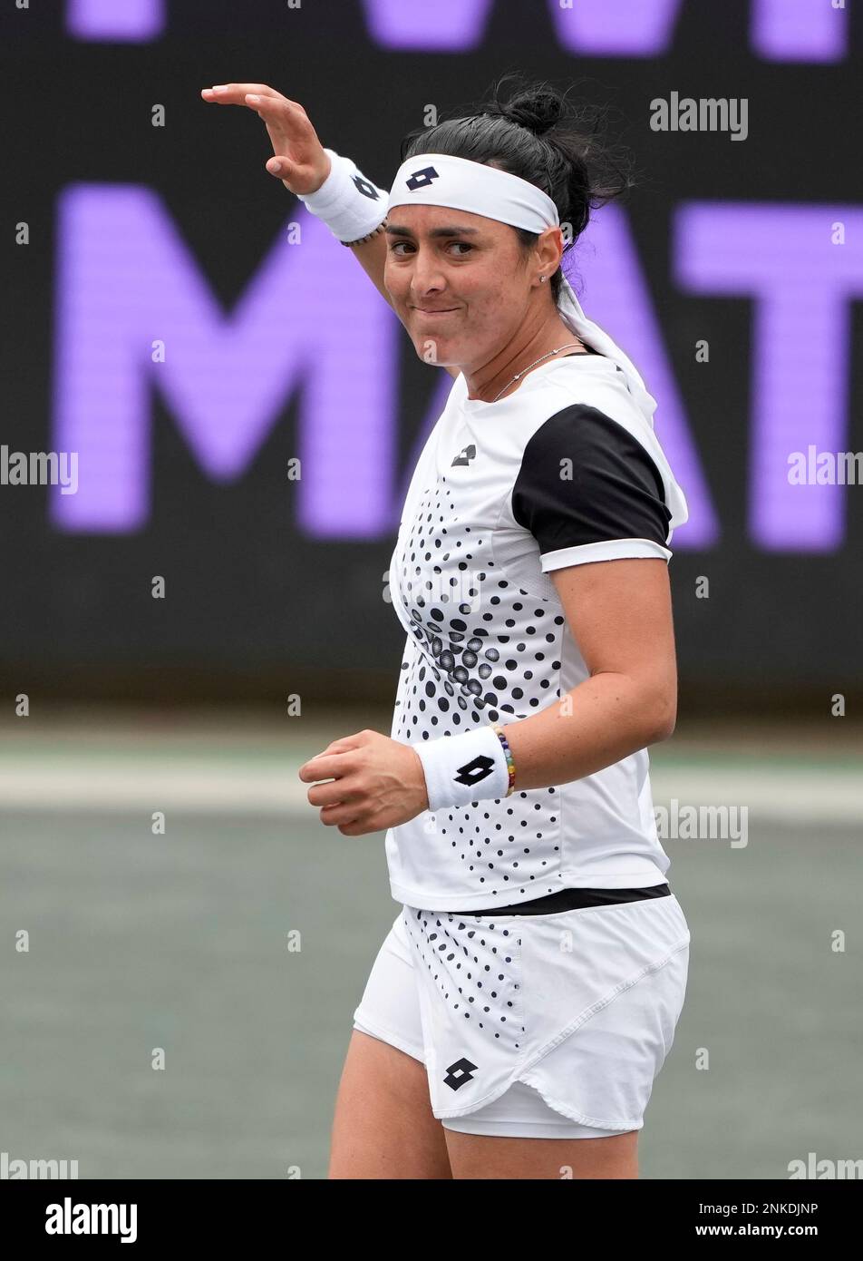 April 9, 2022: Ons Jabeur (TUN) defeated Amanda Anisimova (USA) 2-6, 6 ...